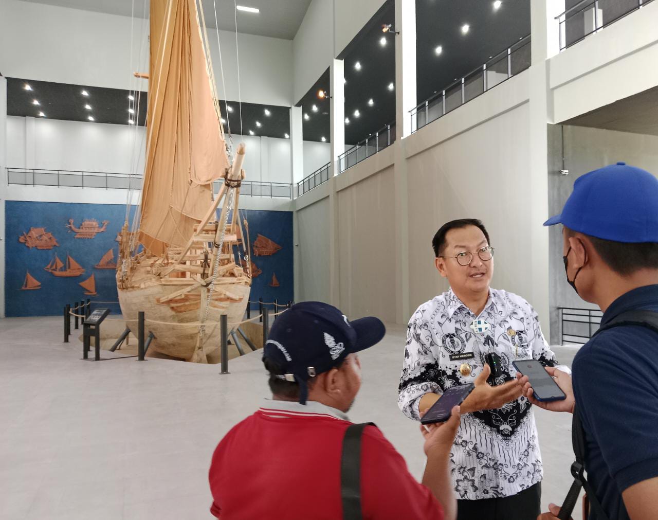Welcoming WOA 2022, Isyak visited the Belitung Maritime Museum ...