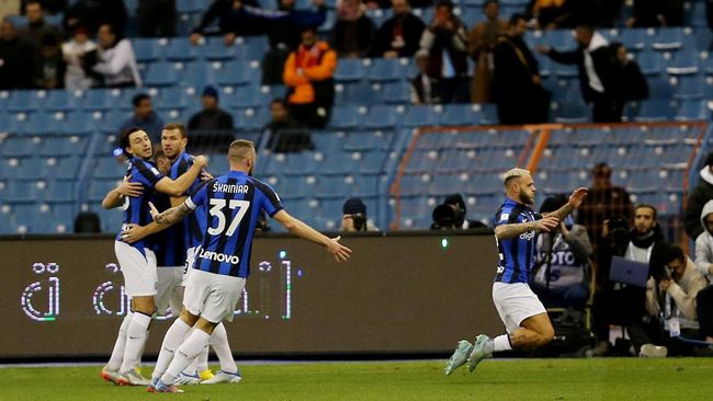 Inter Juara Supercoppa Italia 2022 Usai Hancurkan AC Milan
