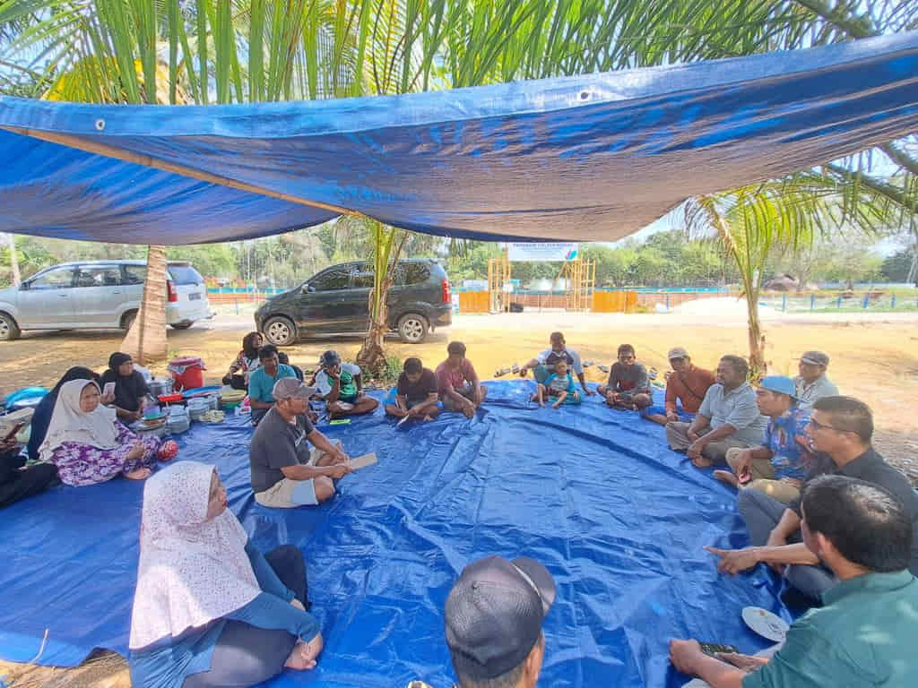 Koperasi Karya Bahari Desa Tanjung Rusa Panen 575 Kilogram Udang Vaname ...