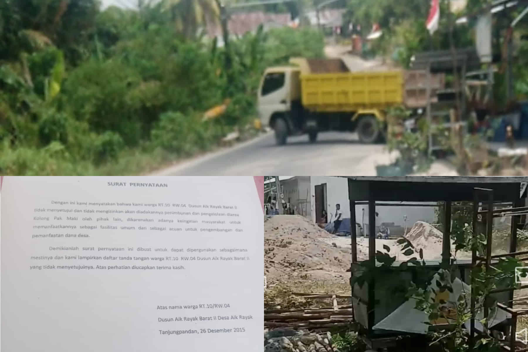 Aktivitas Penimbunan di Kolong Pak Maki Air Raya Semakin ...