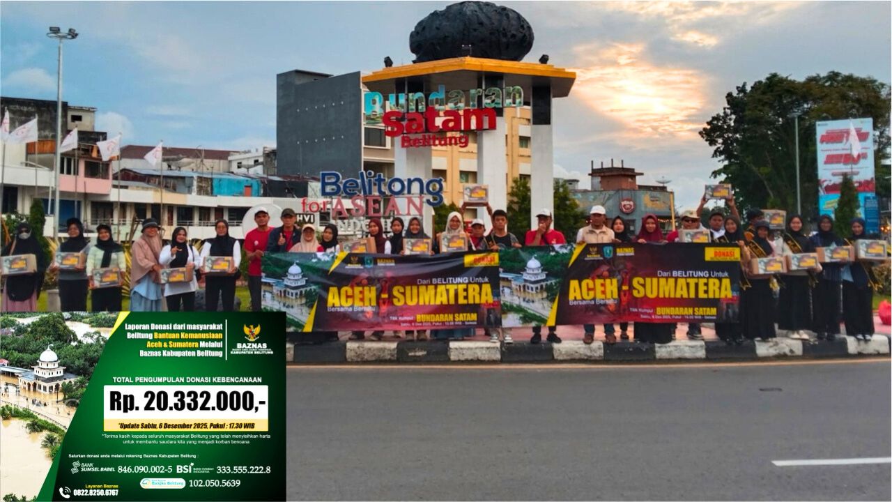 Dari Bundaran Satam untuk Aceh dan Sumatera - belitongtoday.com